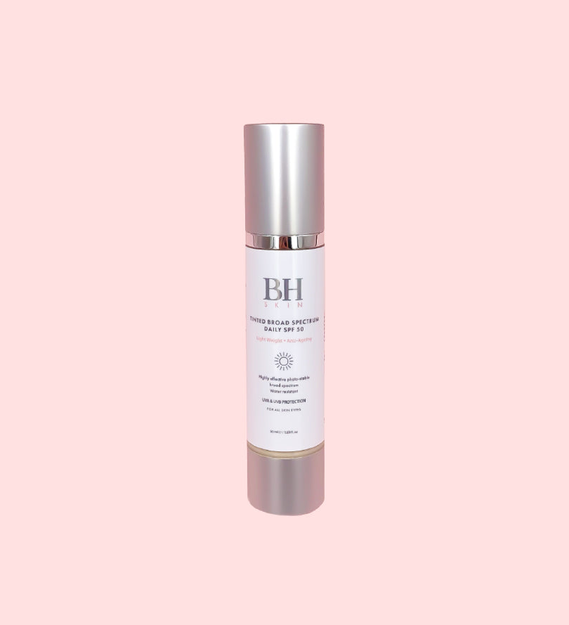 TINTED BROAD SPECTRUM DAILY SPF 50 – BH Skin